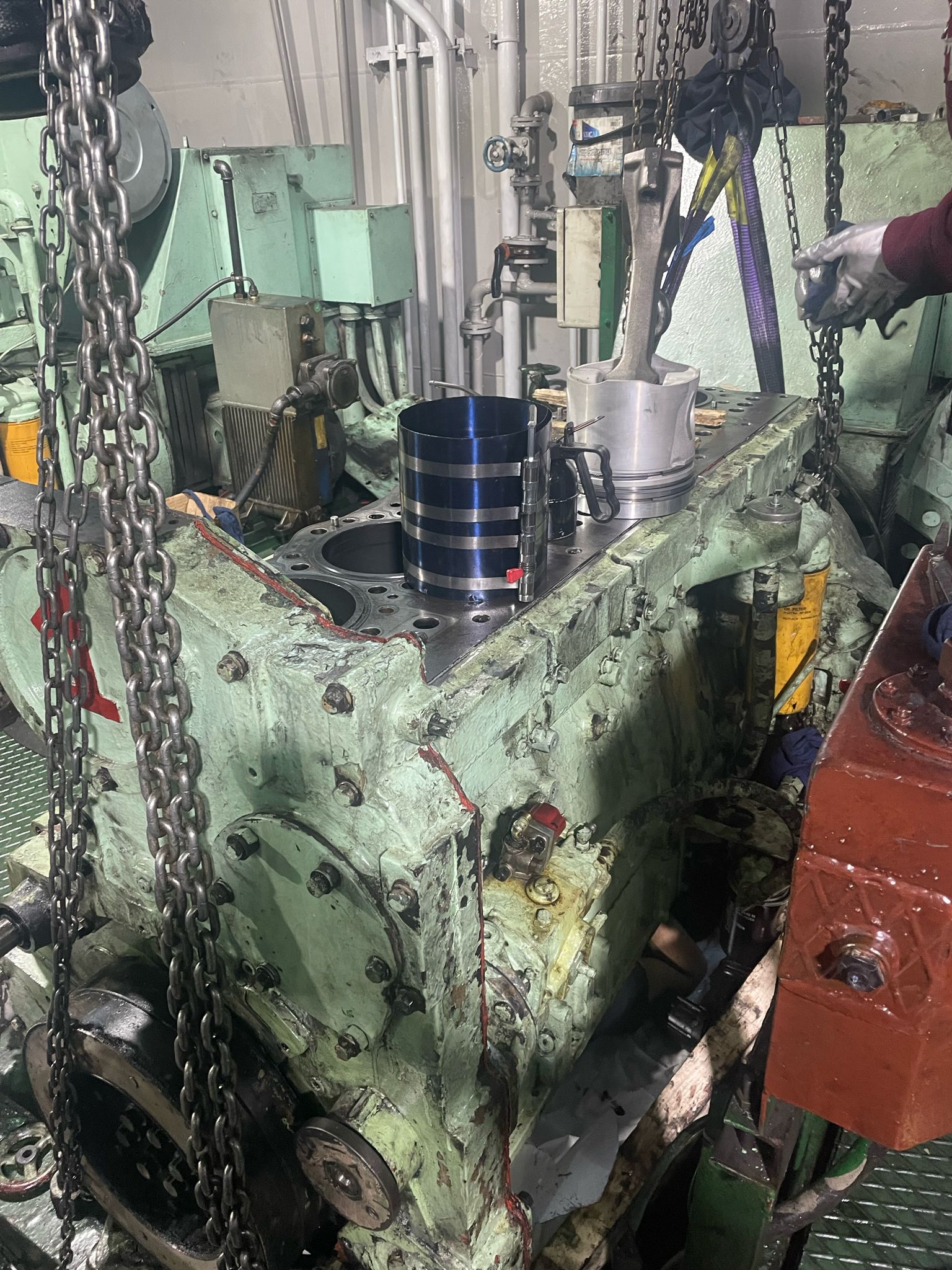 Overhaul / Cummins Kta 19 / Vessel Saadet C / Canbaz Shipping | Dolphin Shipping